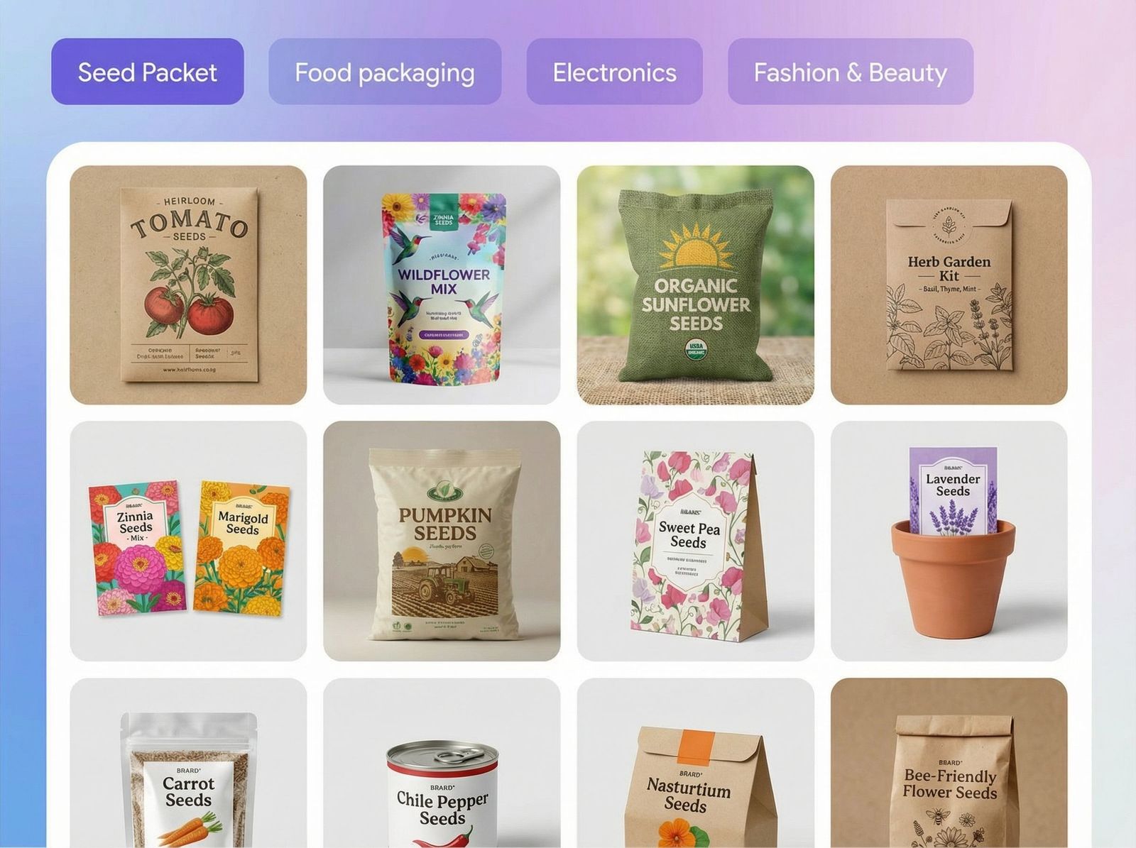 Explore Best Seed Packet Design 2026 | Packify
