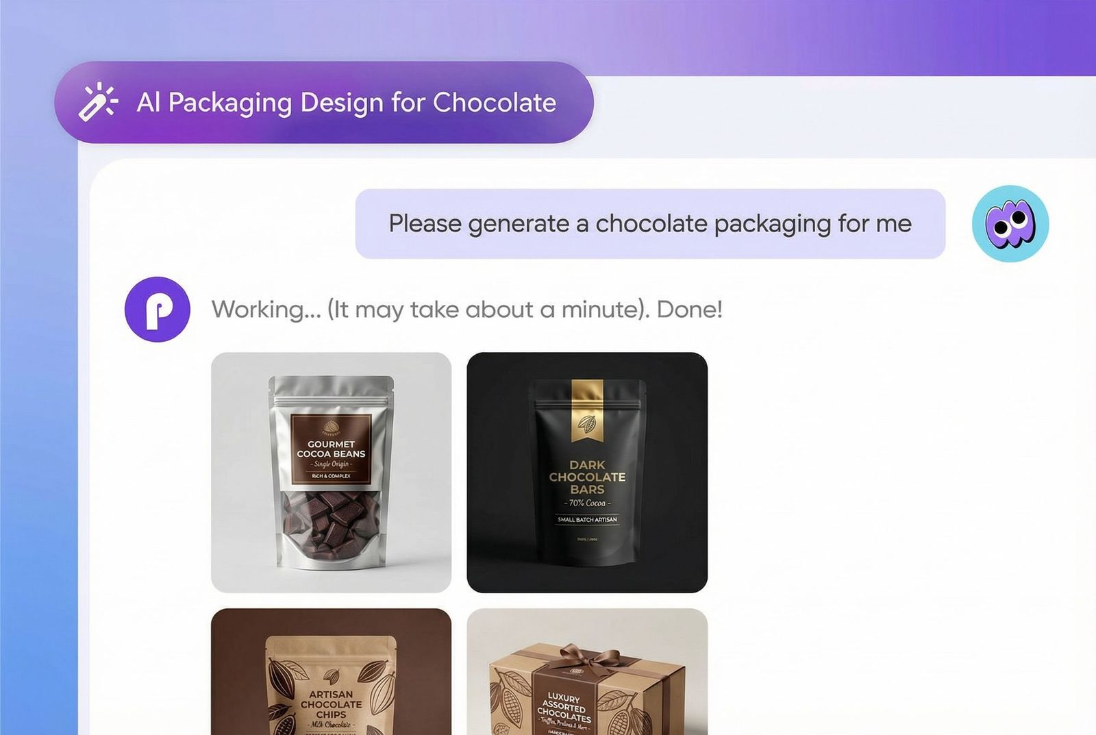 2026 Hot Chocolate Packaging Design AI | Packify