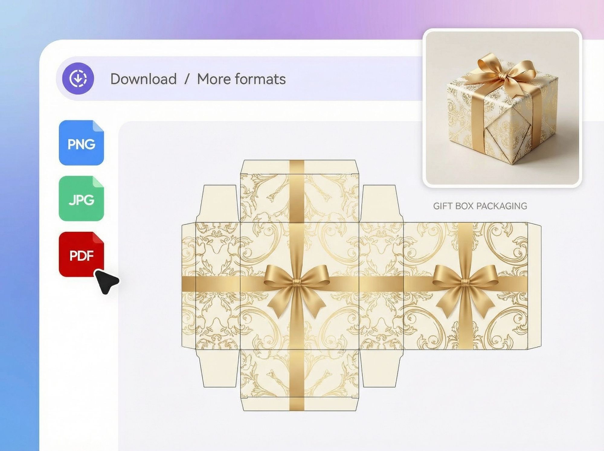 Create Your Gift Box Design Easily with AI | Packify