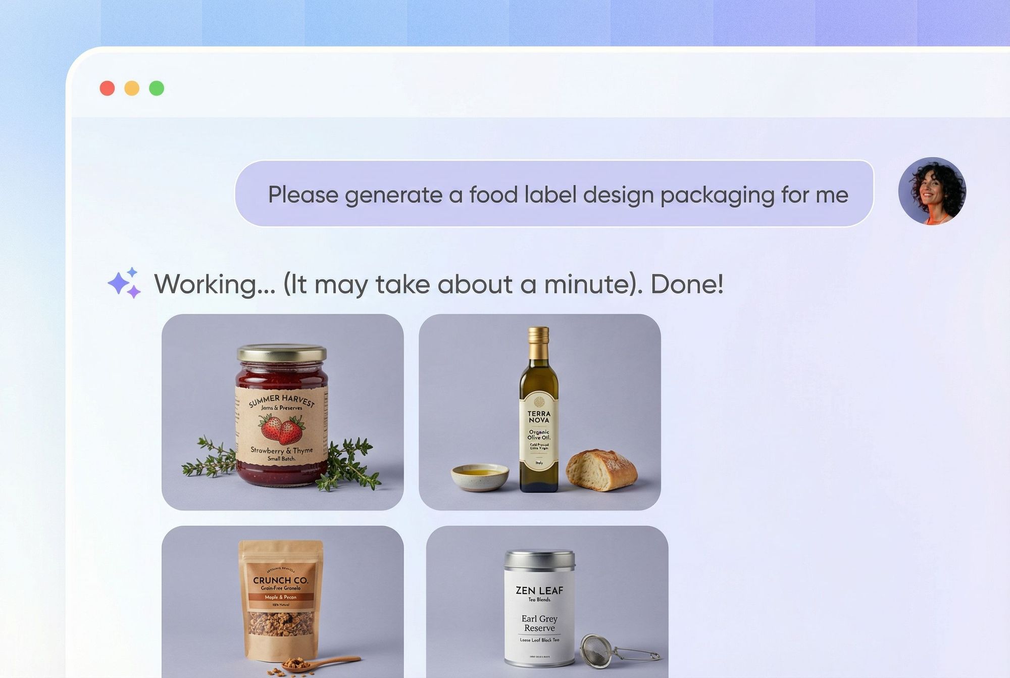 Free AI Food Label Designer – 500+ Design Ideas | Packify