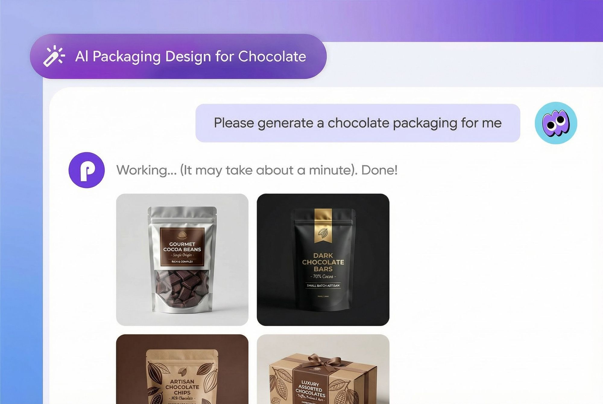 2026 Hot Chocolate Packaging Design AI | Packify